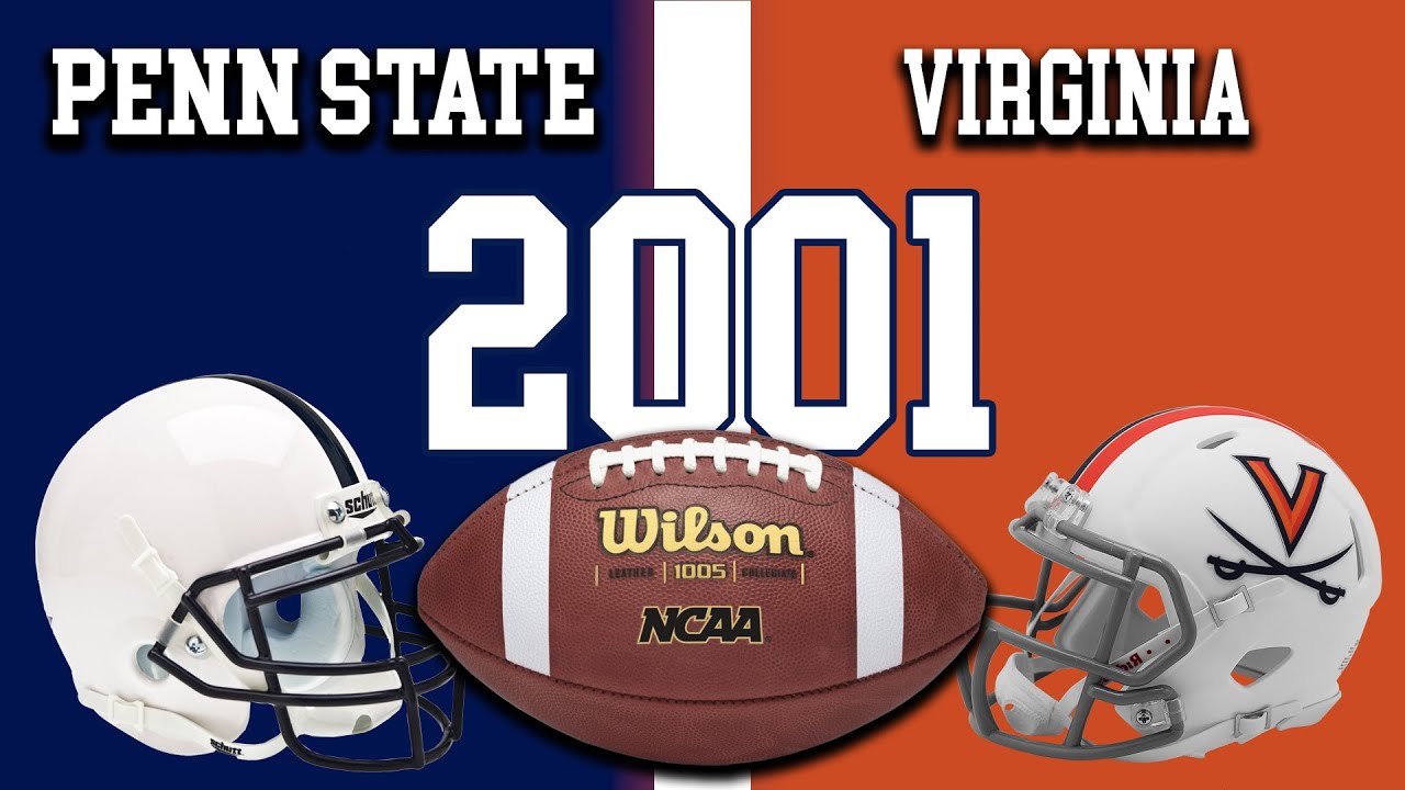 Penn State at Virginia 2001 FULL GAME - YouTube