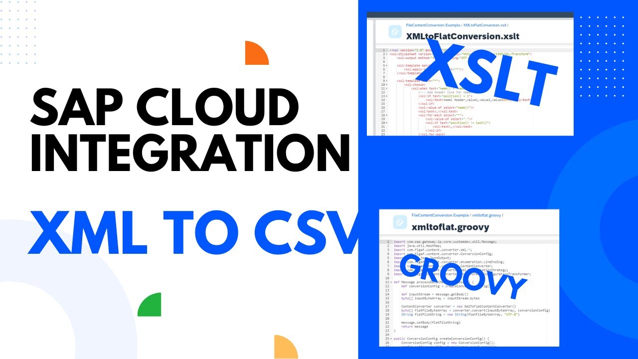 XML To CSV Or Flatfile In SAP Integration YouTube XML To CSV Or Flatfile In SAP Integration YouTube