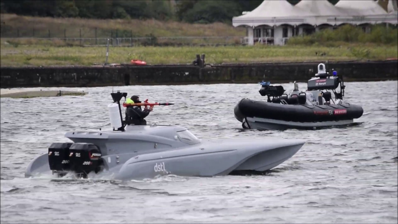 NavyX USV Role Demo at DSEI 2019 - YouTube