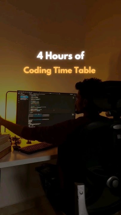 4 Hours of Coding Time Table | Free Resources | Tech | Charan_techstudio - YouTube