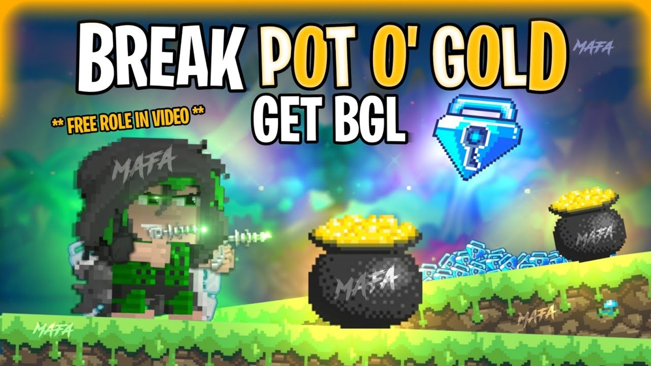 BREAK POT O GOLD = BGL!! FREE ROLE😱| MEW GTPS 2024 VERSI 4.5 ...