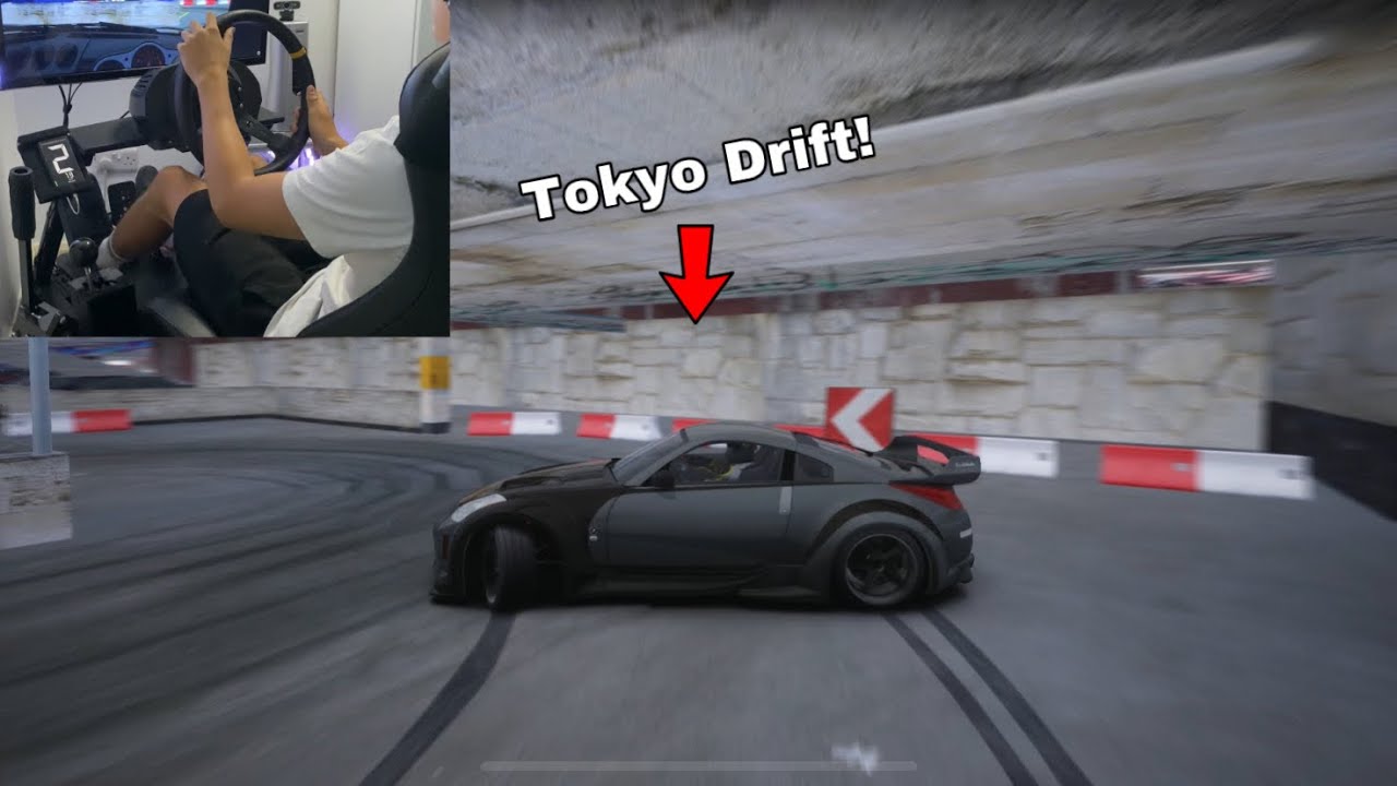 DK FULL SEND through Tokyo Drift Parking lot- Assetto Corsa Gameplay ...