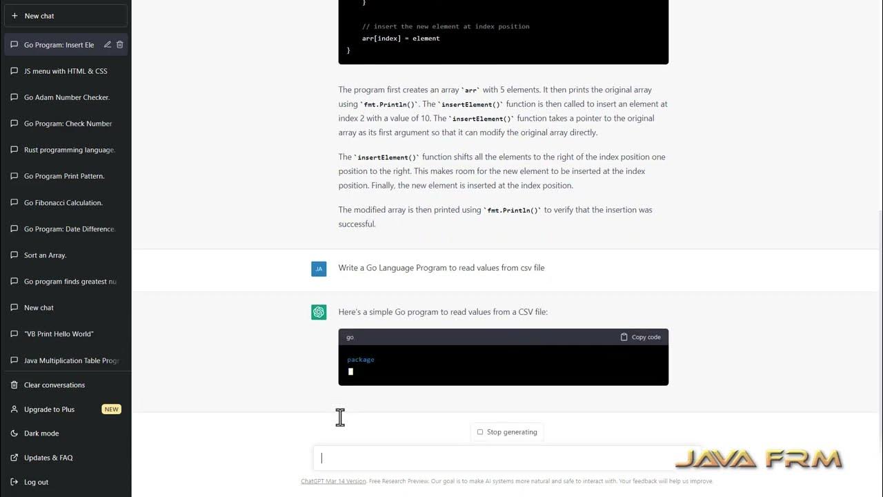 How to read values from CSV file in Golang 1.20 - YouTube