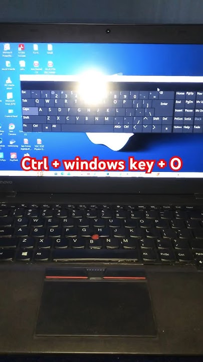 How to open on screen key board in laptop and computer? | short key | #shortvideo - YouTube