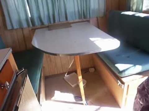 Tour of my Pyramid Mobile Homes 1969 15 Foot Camper - YouTube