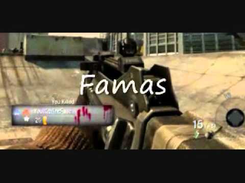Call Of Duty Black Ops Assault rifles - YouTube