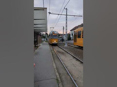 Ganz KCSV7 V1351 érkezik Pesterzsébet, Pacsirtatelep végállomásra - YouTube