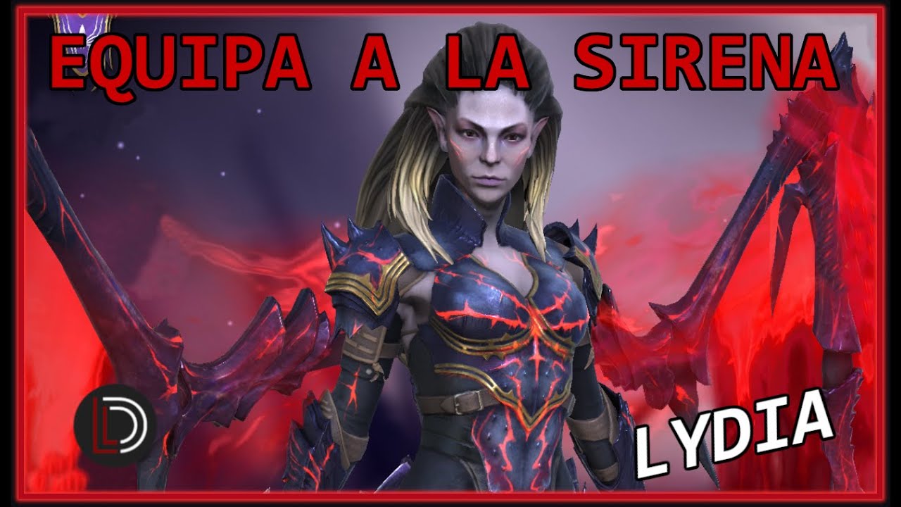 Como equipar a Lydia - Raid Shadow Legends Español - YouTube