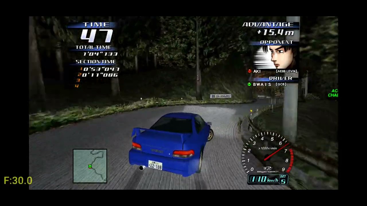 Initial D Arcade Stage 3 - Legend Of The Street W/ Subaru Impreza GC8 ...