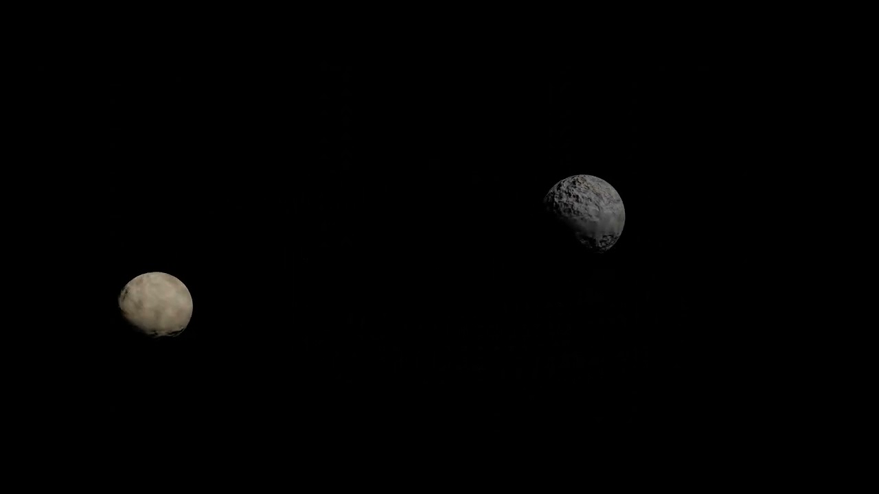 Binary planet system test render #3 - YouTube