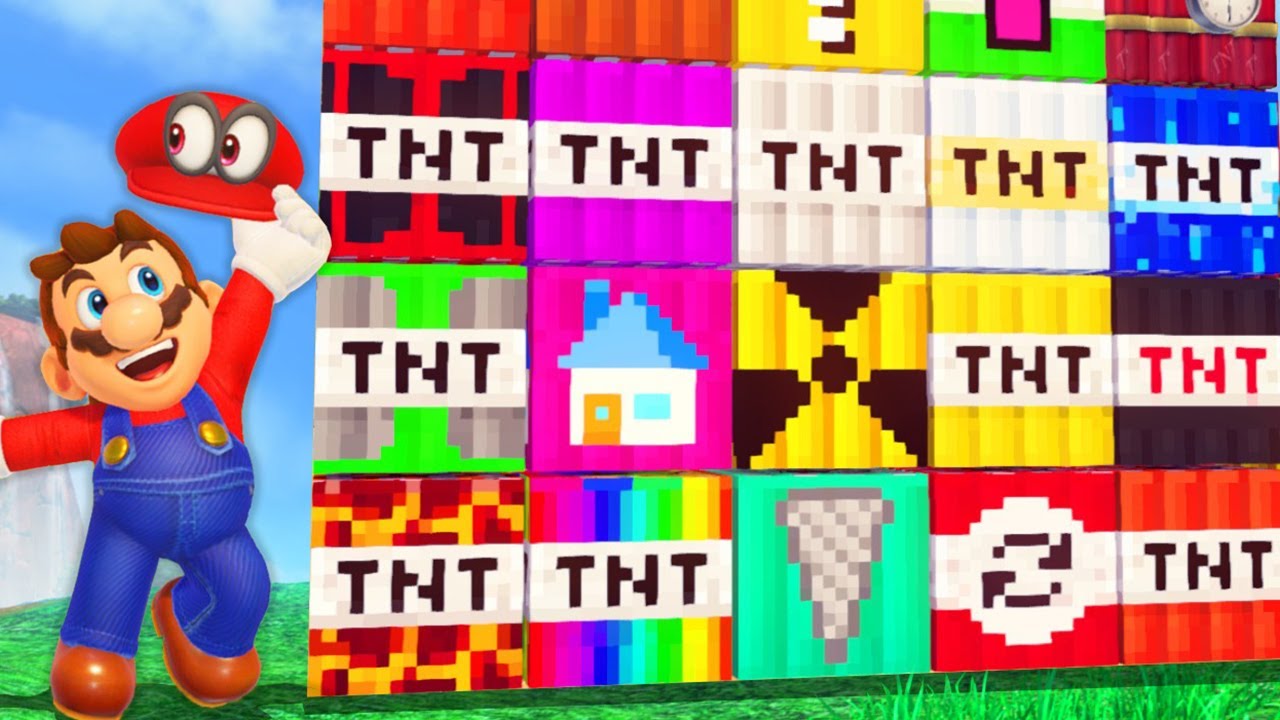 Mario Odyssey MORE TNT MOD!! 20+ New EXPLOSIVES - YouTube