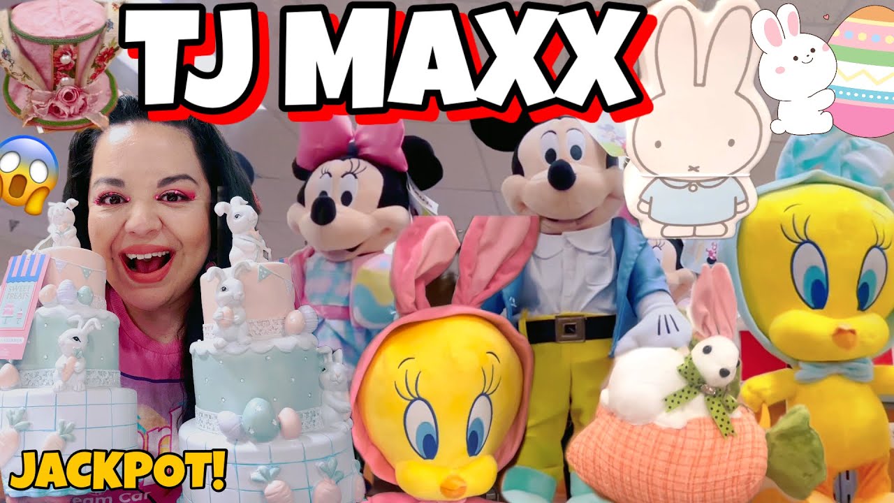 EASTER NEW FINDS @ TJ MAXX! I FOUND THE VIRAL CAKES AGAIN!🤩 - YouTube