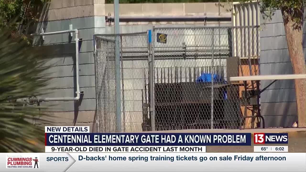Gate at Centennial Elementary had known problem before fatal accident ...
