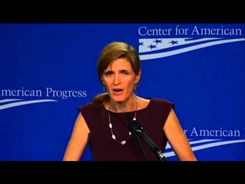 Ambassador Power Delivers Remarks on Syria - YouTube