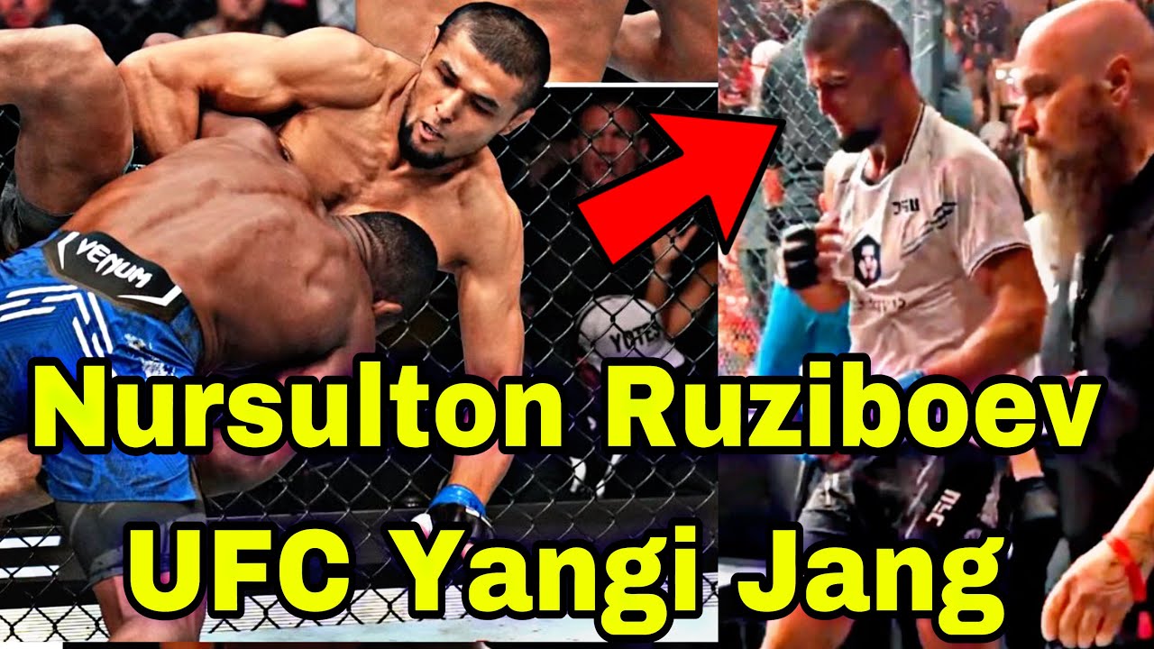 Nursulton Ruziboev - Joaquin Buckley UFC Yangi Jang | Нурсултон ...