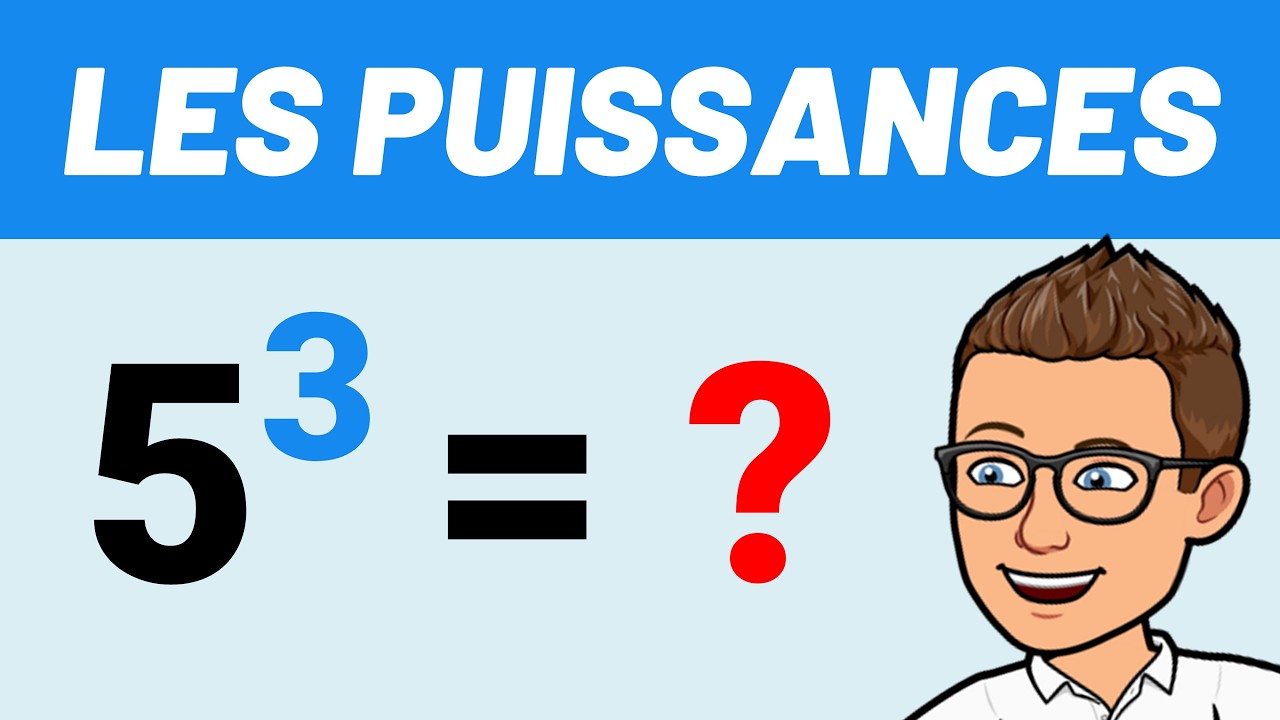 LES PUISSANCES Explications simples ! 💪 Math | Collège (4e, 3e ...