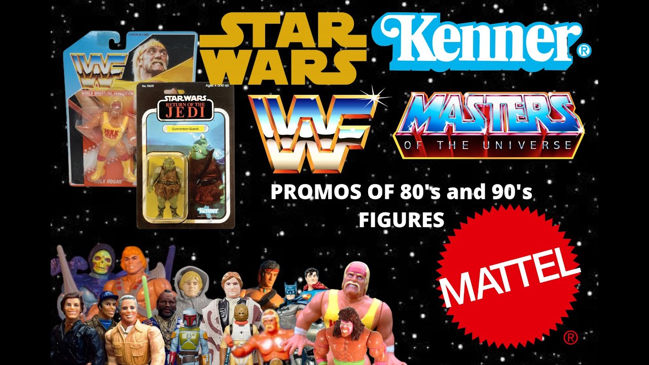 80's ACTION FIGURES COMMERCIALS!!! (Masters Of The Universe, WWF, Star ...