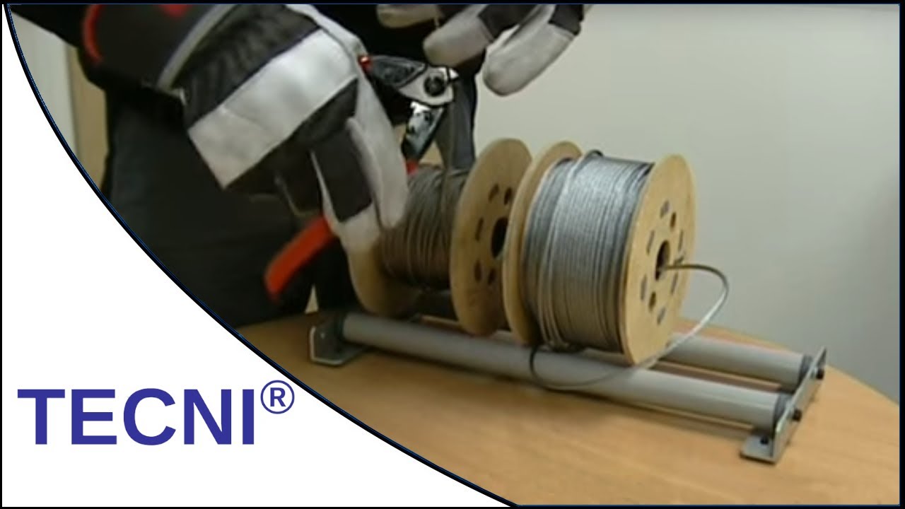 Small Wire Rope Cutters Demonstration by TECNI®Cable - YouTube
