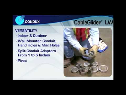 CONDUX - CableGlider® LW (Light Weight Cable Puller) - YouTube