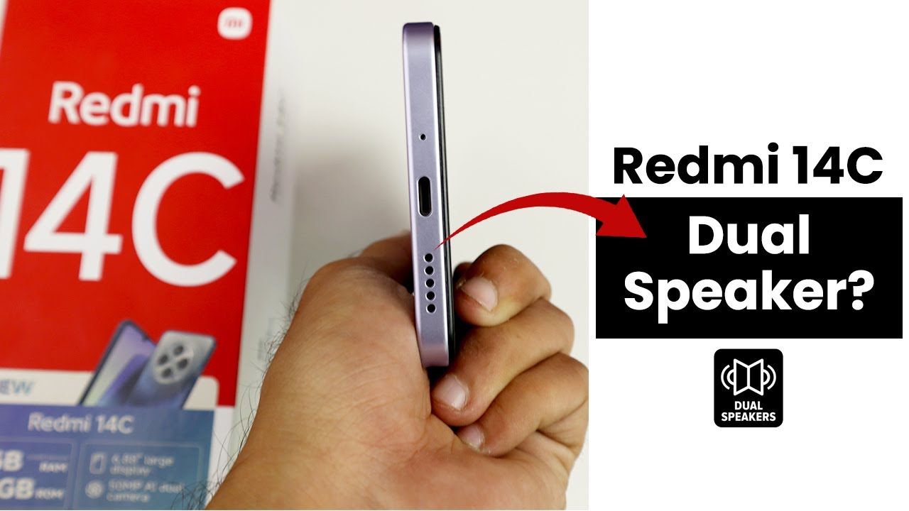 Does Redmi 14C Have Dual Speaker? - YouTube