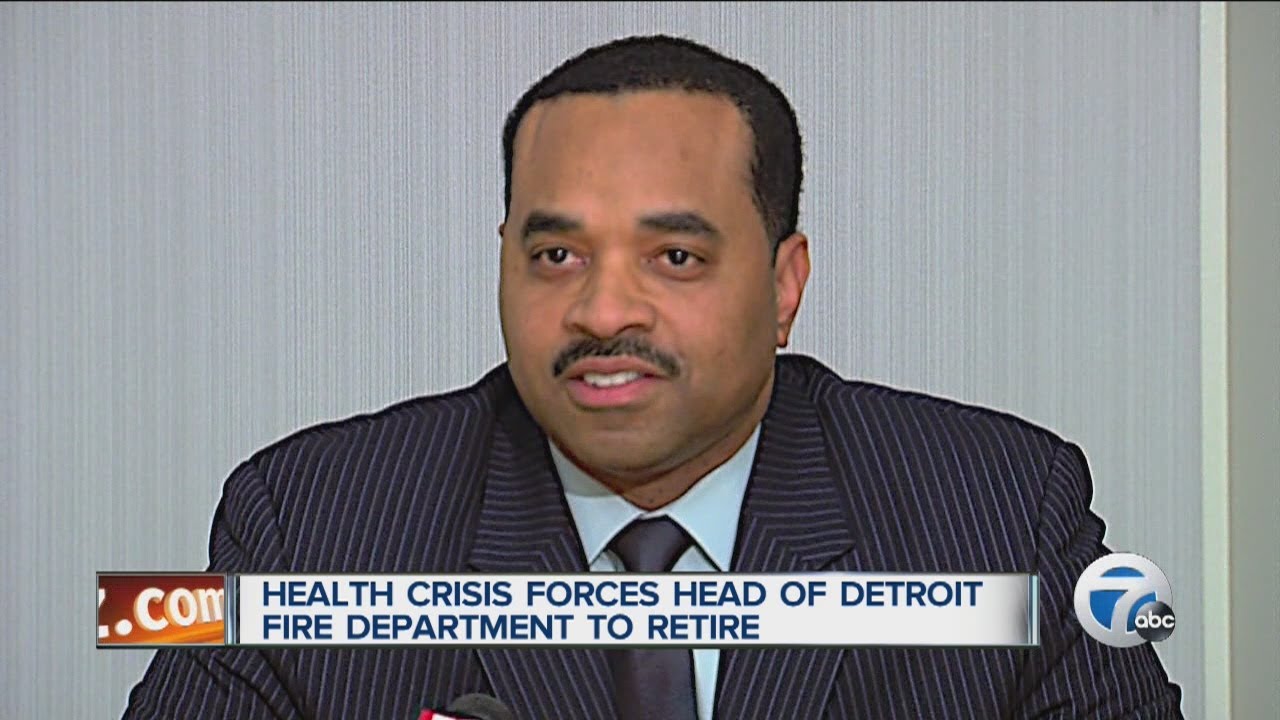 Health crisis forces head of Detroit Fire Department to retire - YouTube