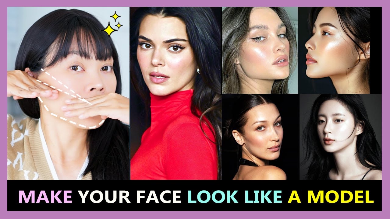 How to Make Your Face Look Like a Model + Get Perfect Side Profile ...