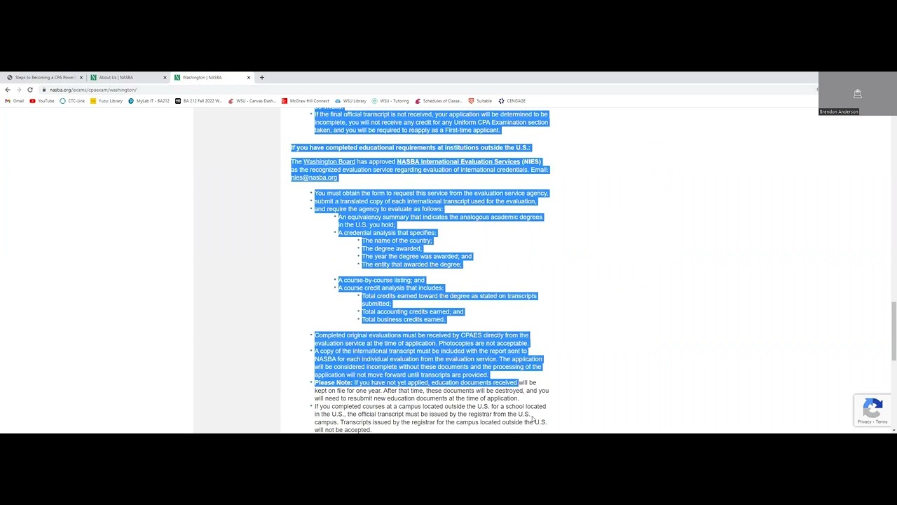 ROAD MAP TO CPA EXAM - YouTube