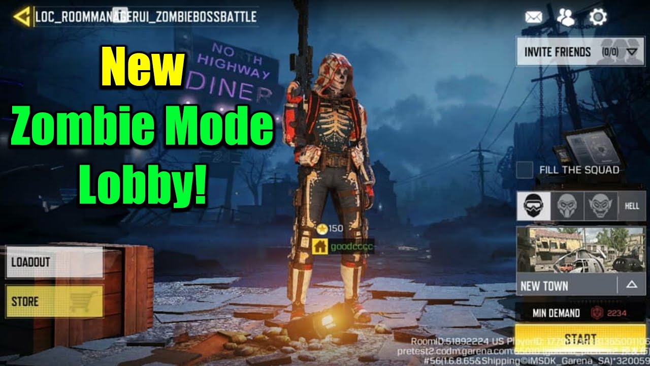 New Zombie Mode Lobby In COD Mobile - Zombie Mode Update Leaks - YouTube