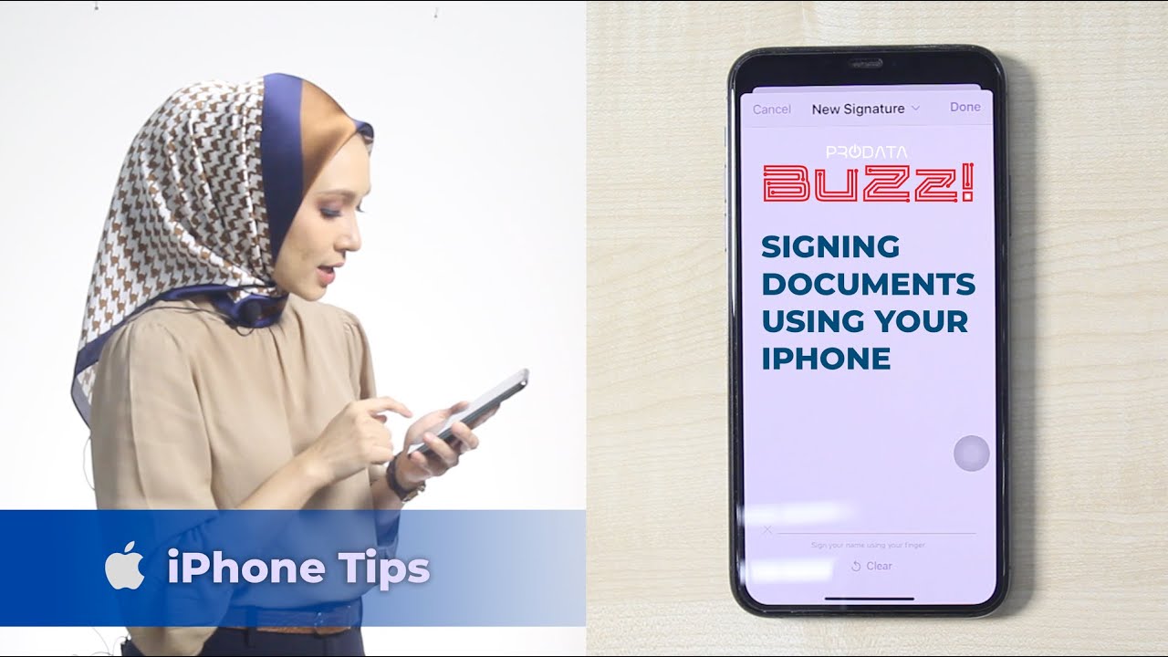Tech Tips (iPhone Series #1) - How to sign documents using your iPhone ...