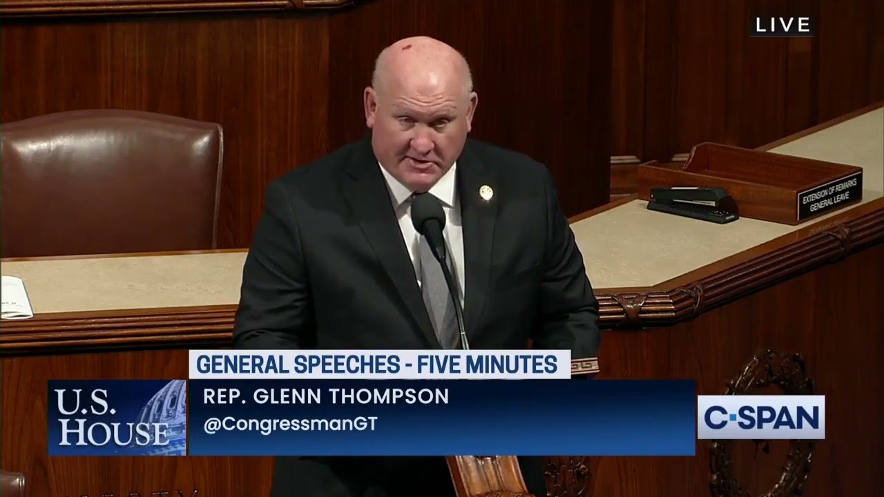 Congressman Glenn "GT" Thompson Highlights The Republican Plan for ...