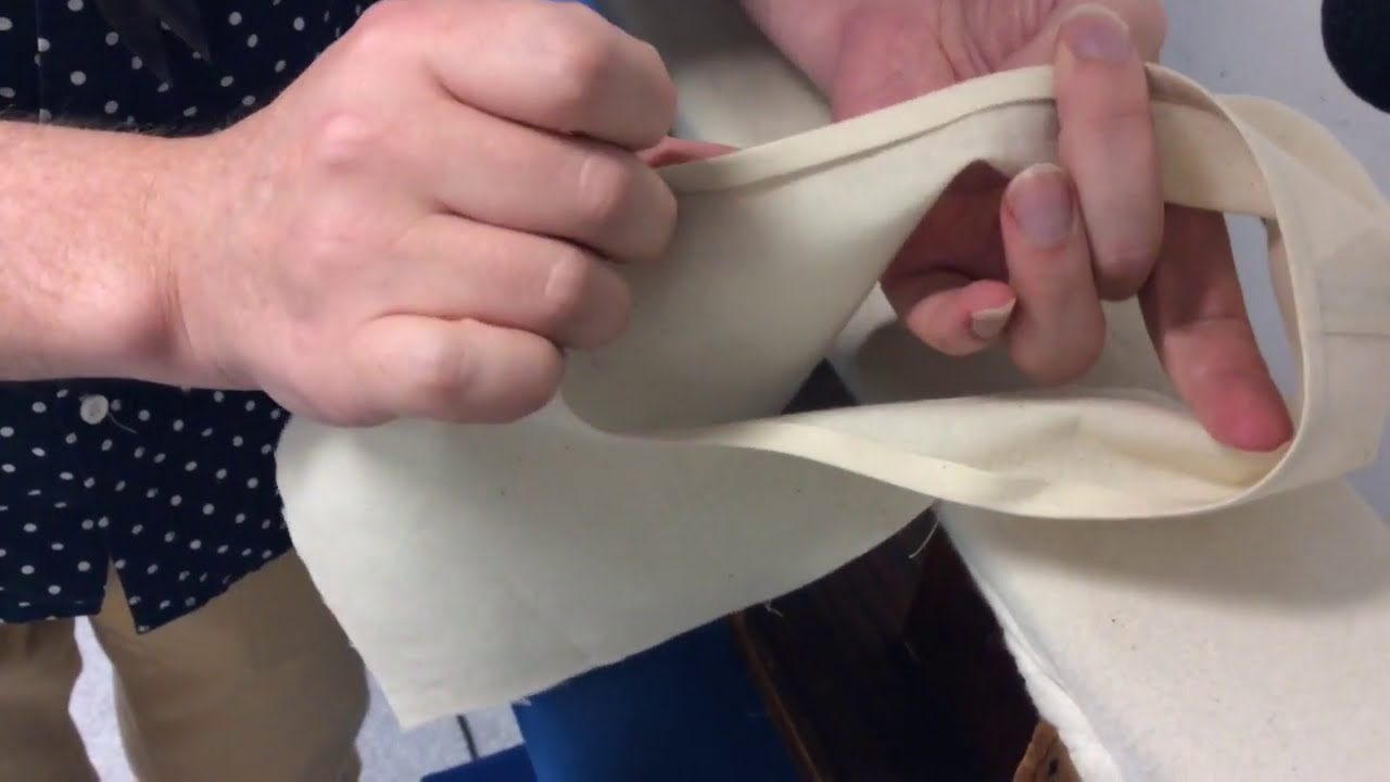 Sewing a French bind - YouTube