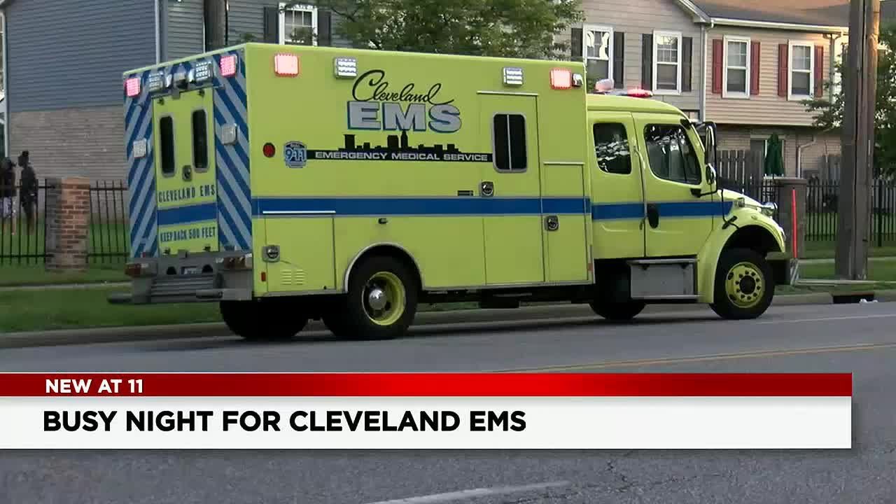 Cleveland EMS respond to non stop calls during busy holiday night - YouTube
