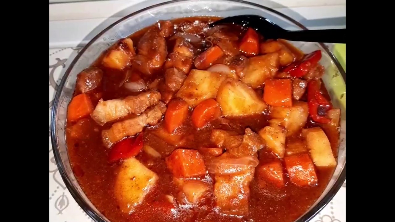 PORK MENUDO(PINOY RECIPE)(Swak sa budget - YouTube
