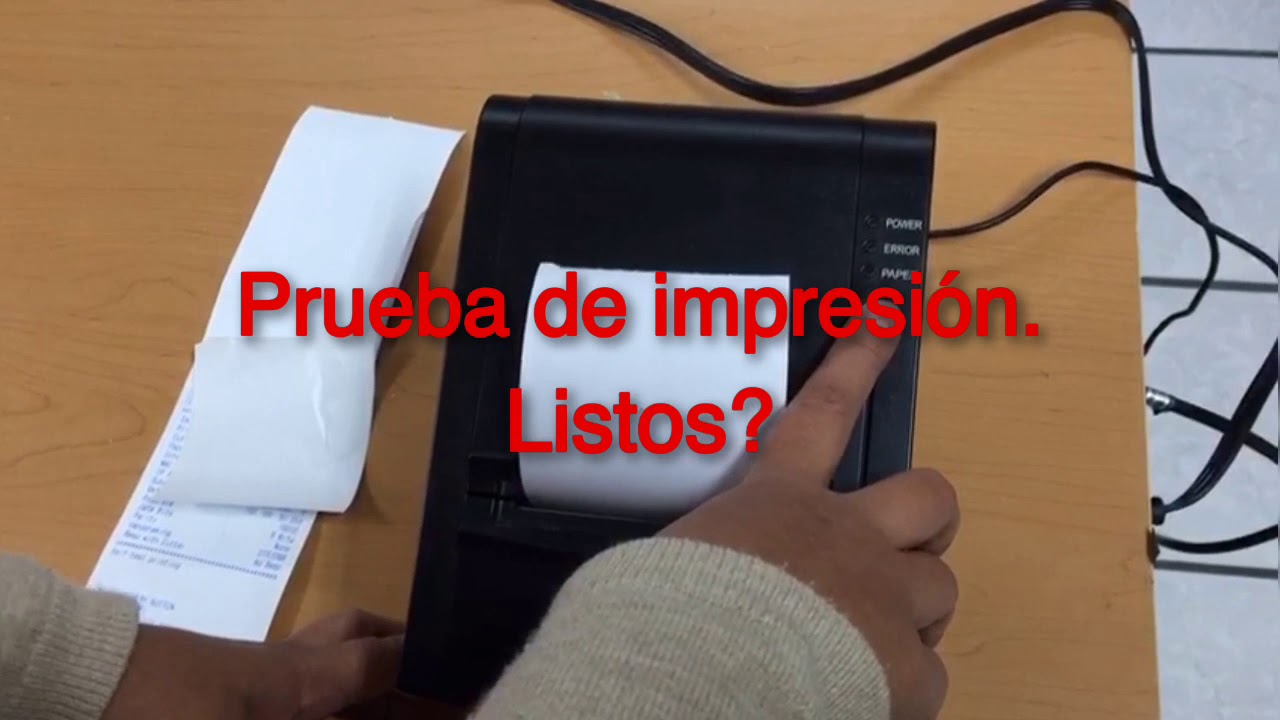 Impresora Térmica de Tickets POSline IT1260 - YouTube