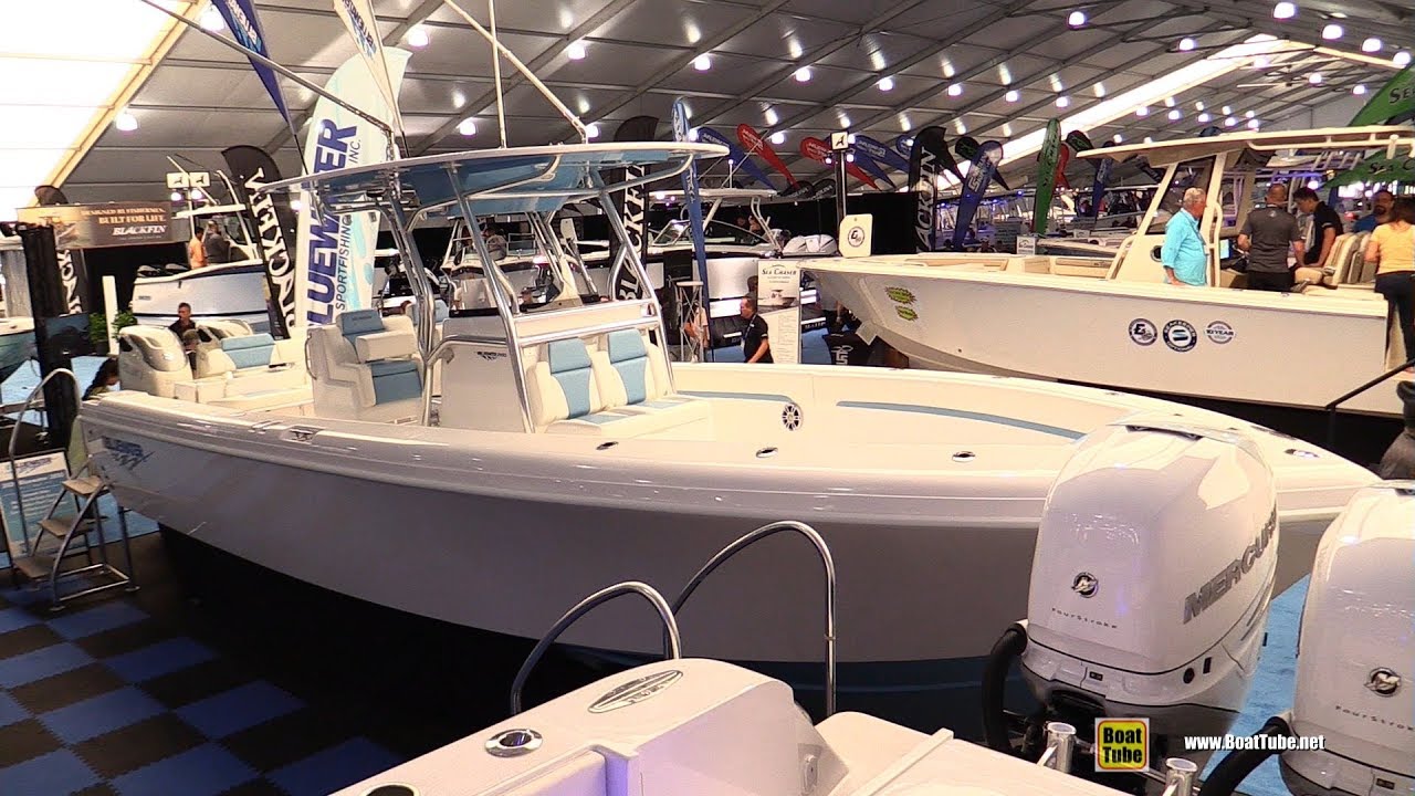 2020 Bluewater 2850 Boat - Walkaround Tour - 2020 Miami Yacht Show ...