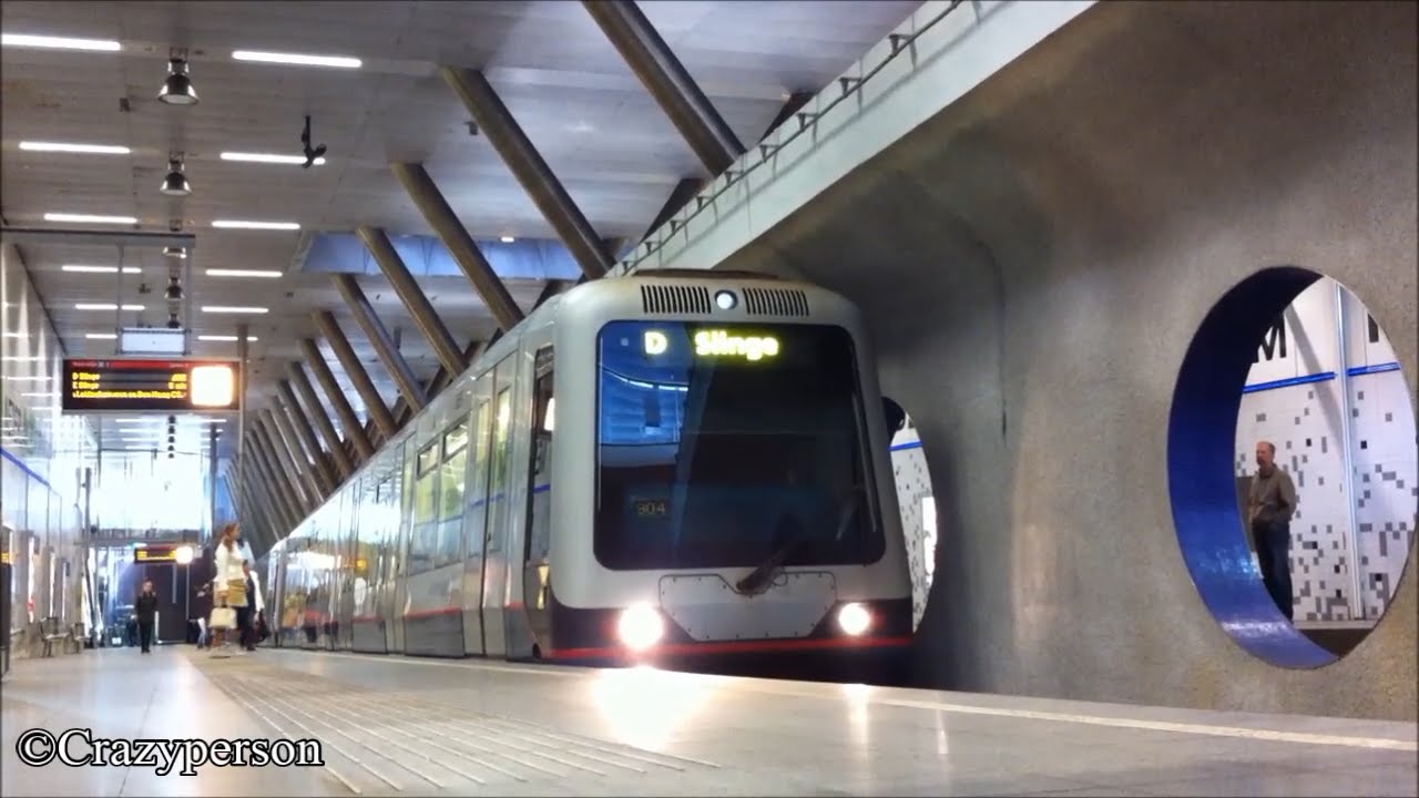 RET Metro Type B op Wilhelminaplein Rotterdam richting Slinge - YouTube