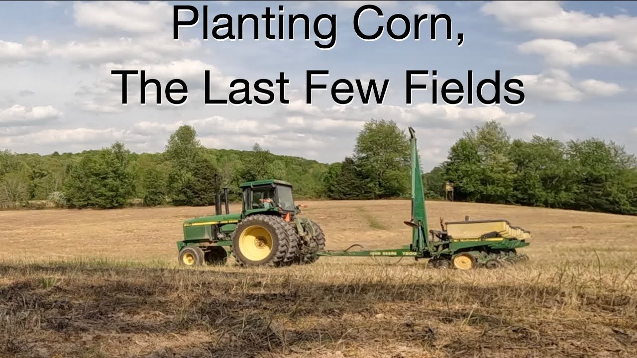 Planting Corn, The Last Few Fields - YouTube