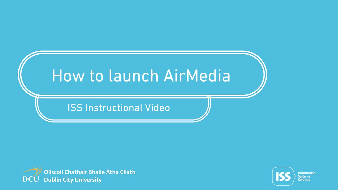 How to Launch Airmedia - YouTube