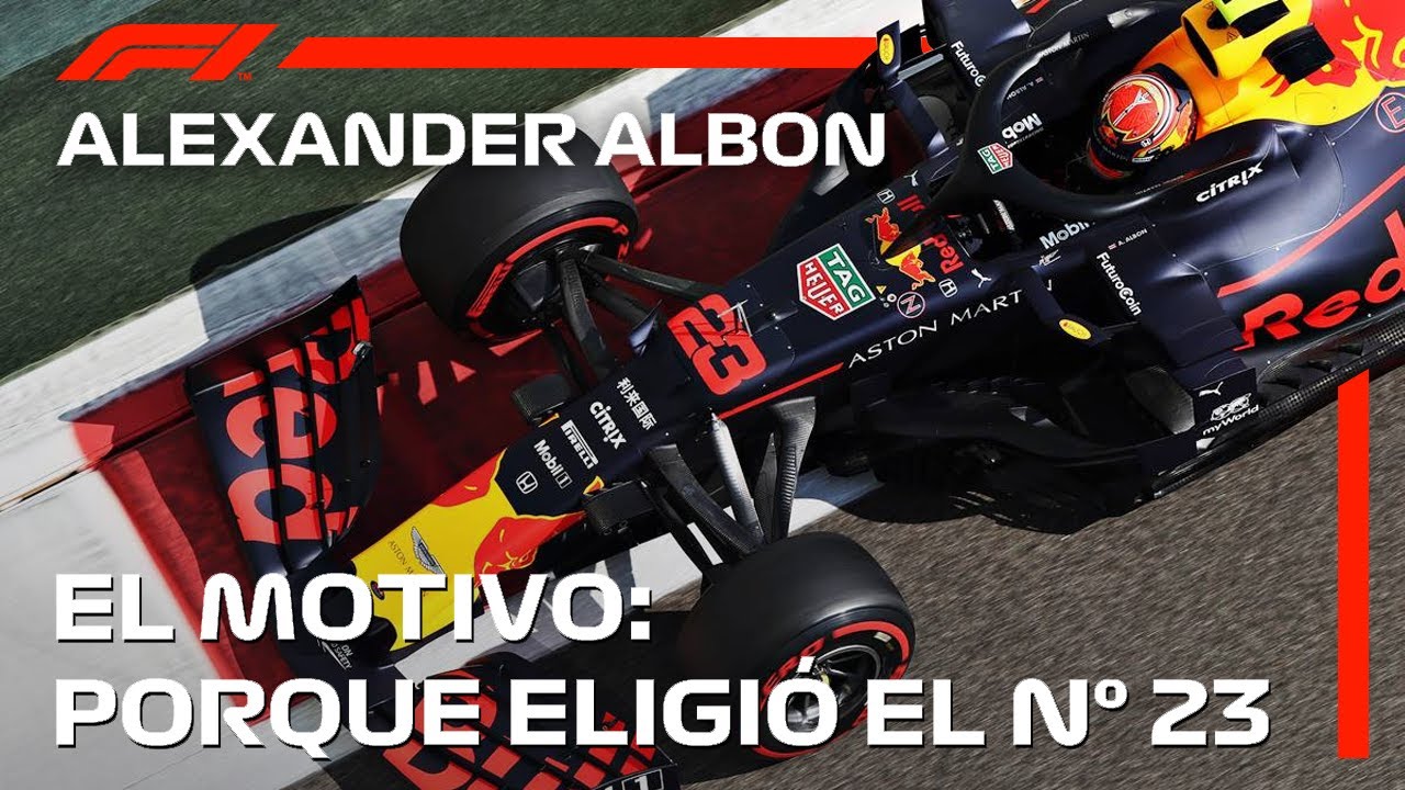 El motivo de porque Alexander Albon eligió el número 23 - YouTube