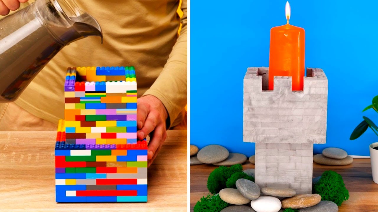 Concrete creations! 17 Easy & stunning DIY projects for your home - YouTube