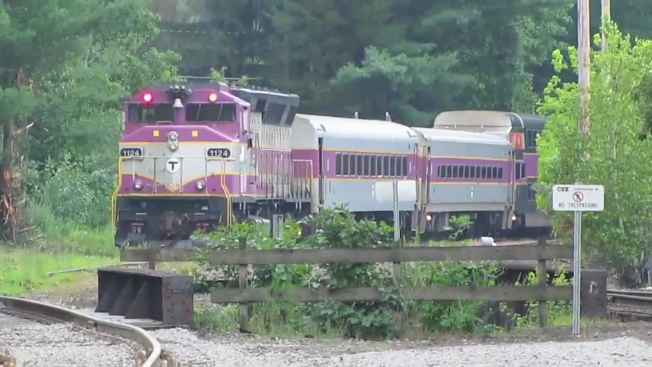 *Must See!!!* First Train/MBTA Soccer Train on New Track! - YouTube