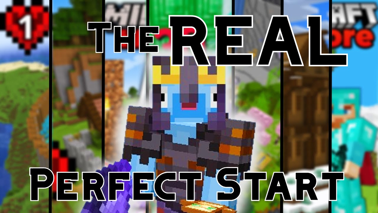 The REAL Perfect Start in Hardcore Minecraft - YouTube