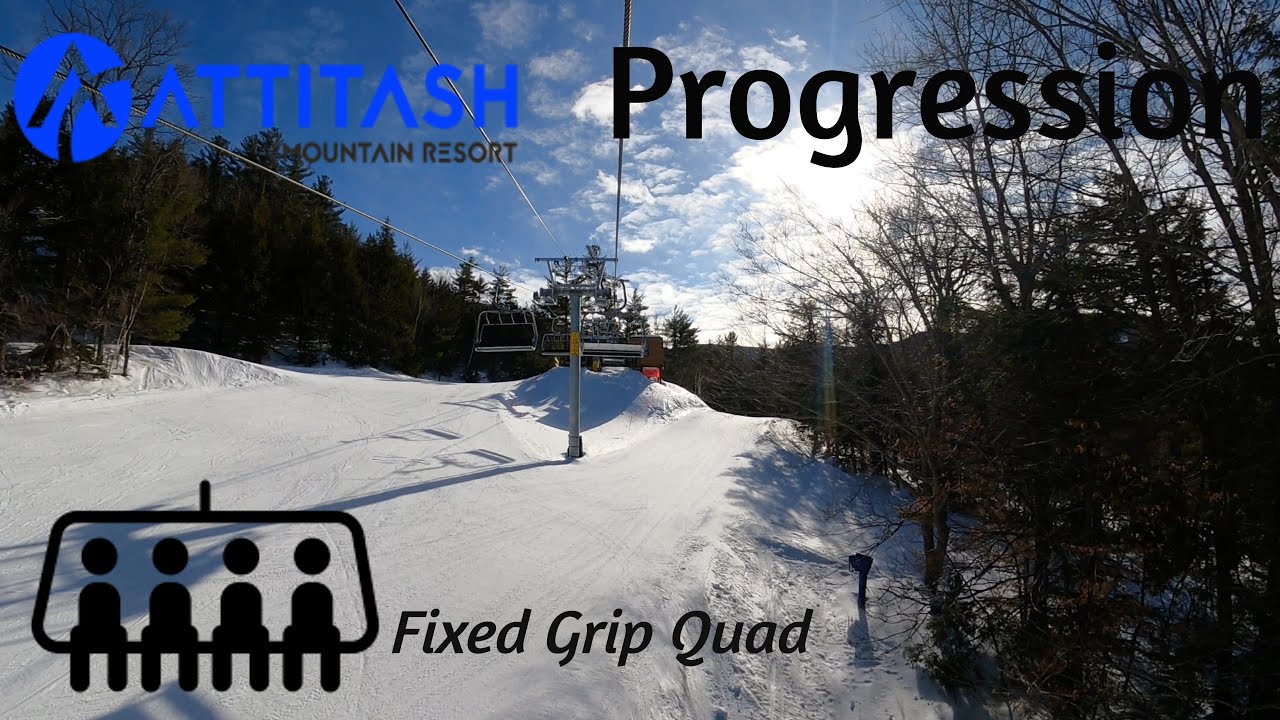 Attitash - Progression Quad - YouTube