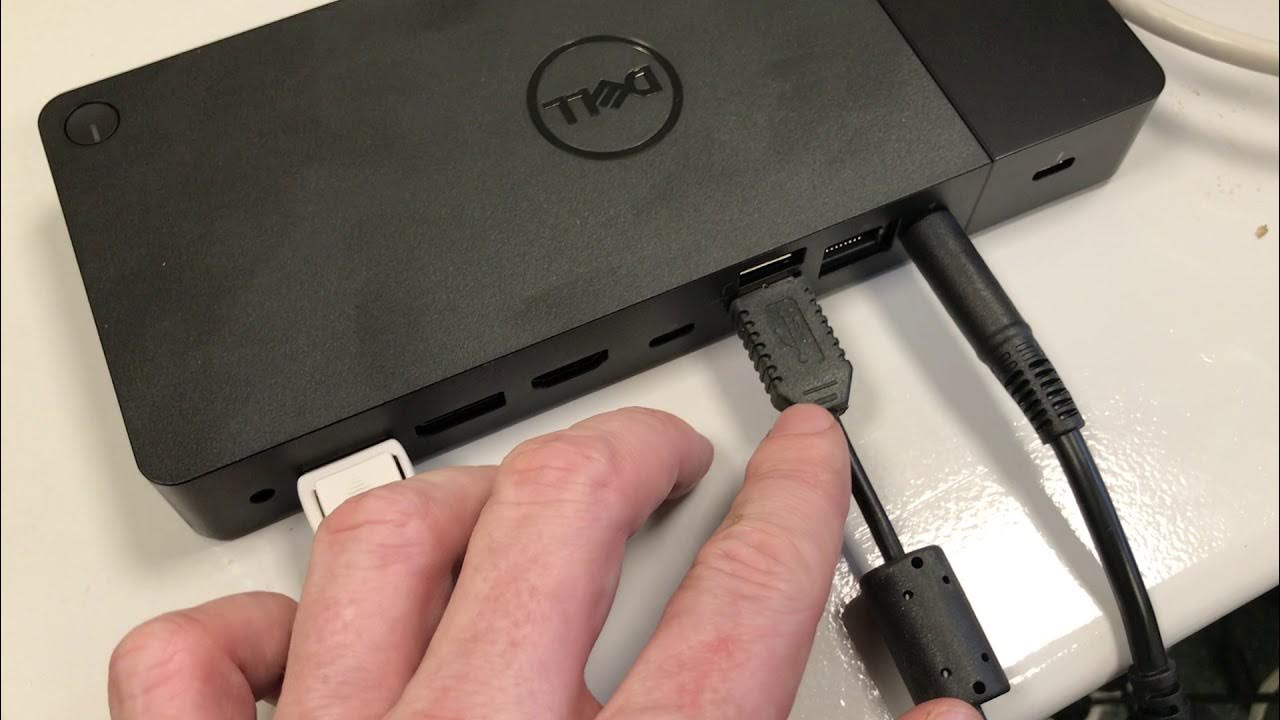 How to connect Dell Thunderbolt Dock WD19TB - YouTube
