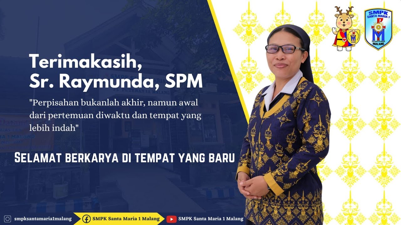 Perpisahan Sr. Raymunda Yohana Ray - YouTube