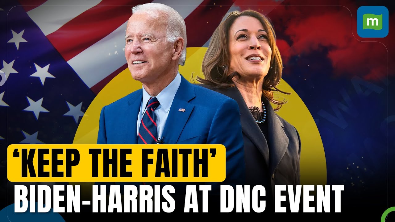 Biden Reflects On 'Historic' Legacy, Harris Urges Democrats To 'Keep Faith' At DNC Event | N18G ...