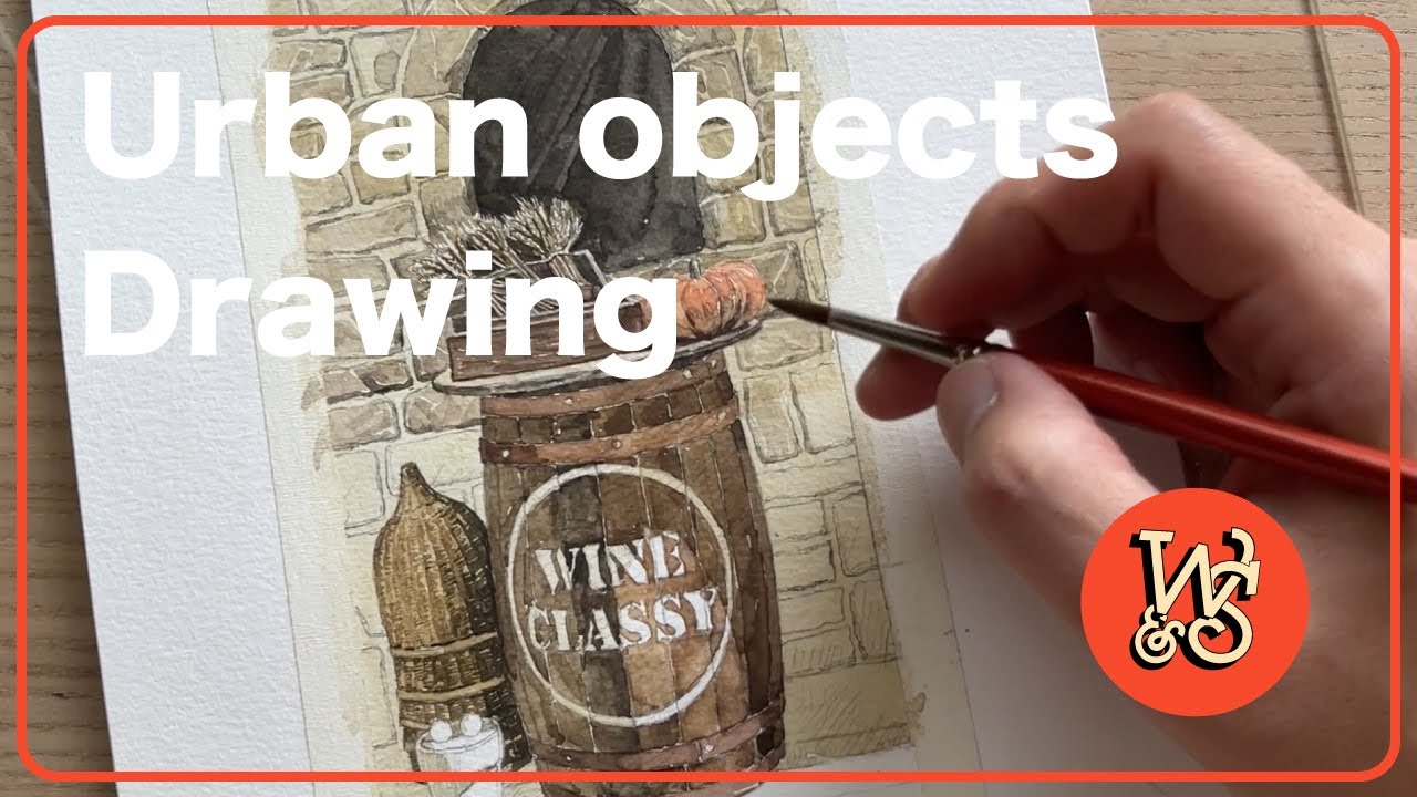 도시 사물 드로잉_Drawing Urban objects - YouTube
