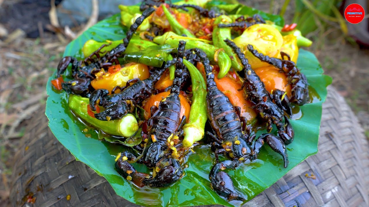 Wow Cooking Scorpions Eating Delicious - YouTube