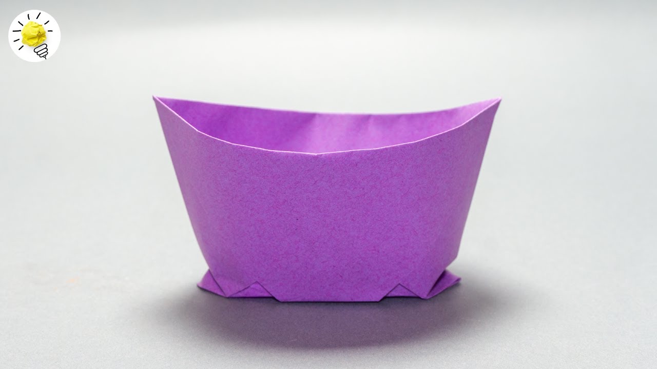 Origami Becher falten | Origami Becher basteln | einfache Anleitung ...