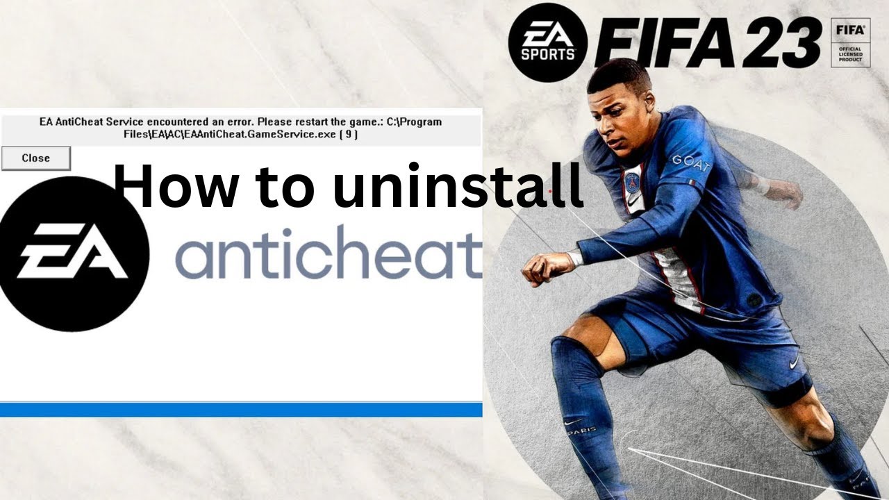 PC FIFA 23 : How to uninstall or reinstall EA anticheat - YouTube